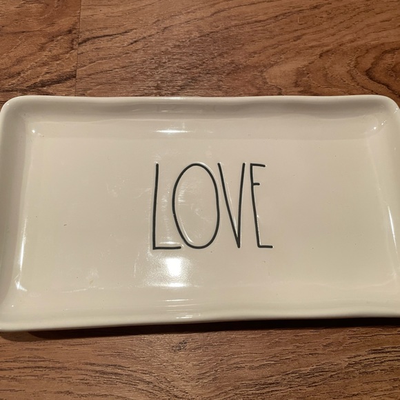 Rae Dunn | Dining | Rae Dunn Love Rectangle Tray | Poshmark